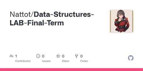 GitHub Nattot Data Structures LAB Final Term