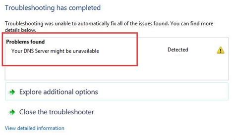 Your Dns Server Might Be Unavailable Error Drivers