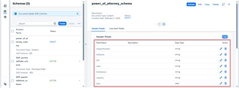 Create Schema For Custom Documents Sap Tutorials