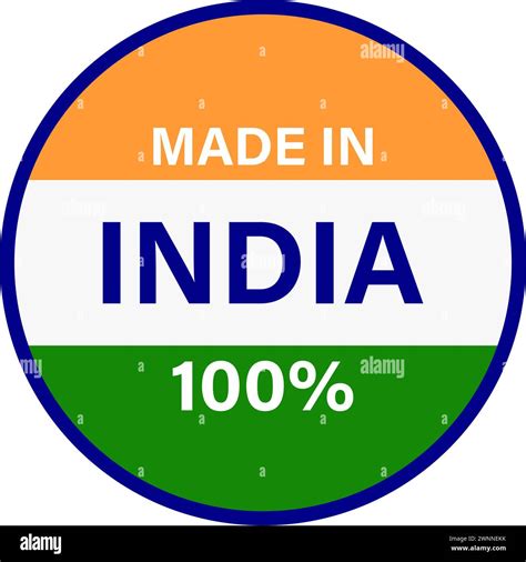 Made In India Sign Icon Basic Simple Design Stock Vector Image And Art Alamy