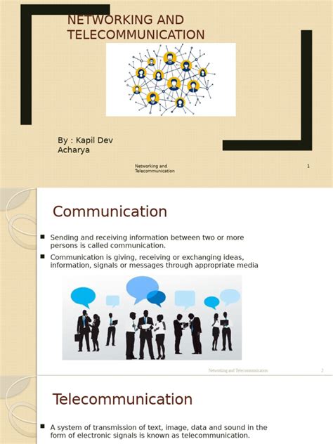 Unit 1 Networking And Telecommunication Pdf Transmission Medium Computer Network