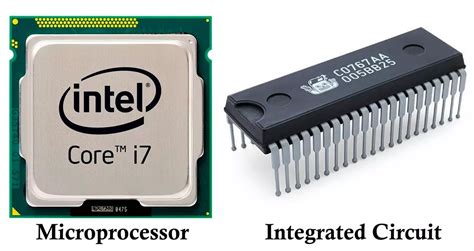 Difference Between Microprocessor And IC Hackatronic