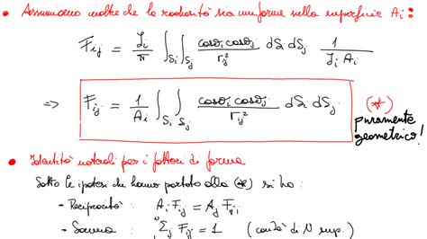 Irraggiamento Termico 2 Anno Di Ingegneria