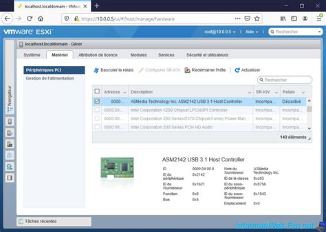 Complete Presentation Of The VMware Host Client Web Client Of VMware ESXi VMware