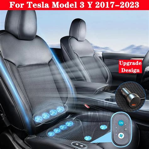 Смарт-чехол на сиденье автомобильного охлаждения для Tesla Model Y 2024 ...