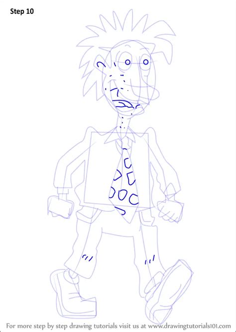 How To Draw Stu Pickles From Rugrats Rugrats Step By Step