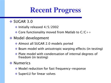 PPT SUGAR A MEMS Simulator Sourceforge Projects Mems PowerPoint Presentation ID