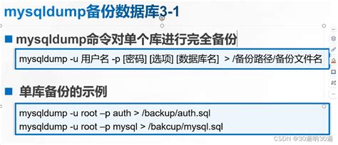 Mysql数据备份mysql数据库备份 Csdn博客