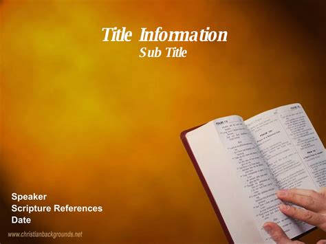 Powerpoint Sermon Template Ppt