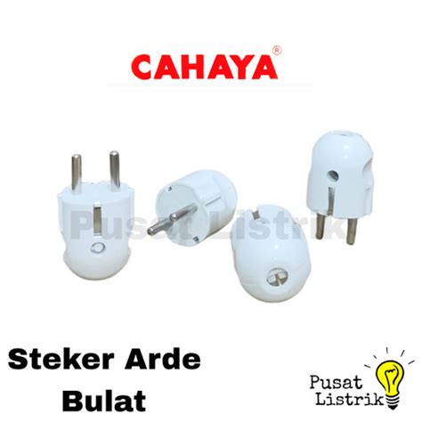 Jual Steker Arde Cahaya Steker Arde Bulat Putih Kepala Colokan Bulat Cahaya Jakarta Barat