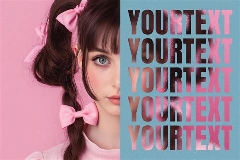 Download Text Cut Out Glass Photo Effect