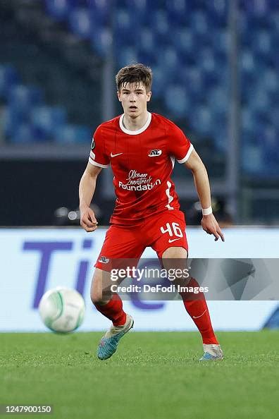 Wouter Goes Of Az Alkmaar Controls The Ball During The Uefa Europa