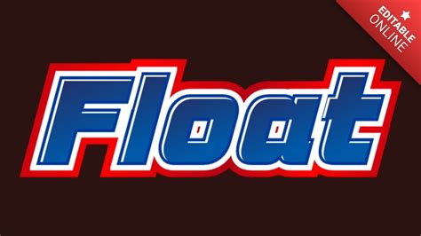 Float Text Effect Generator