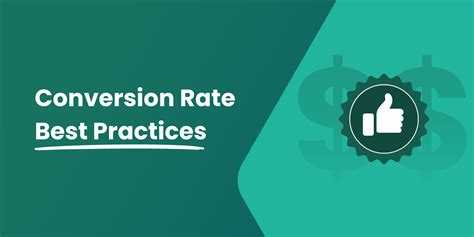 Best Practices For Optimizing Your Conversion Rate