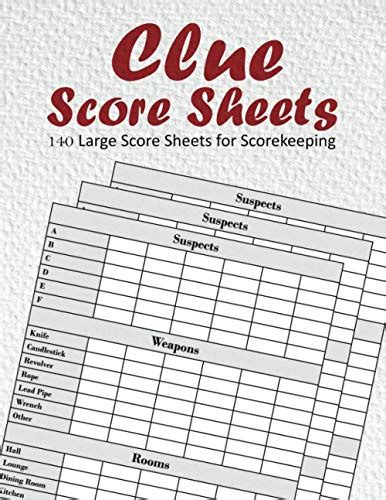 Clue Detective Notepad