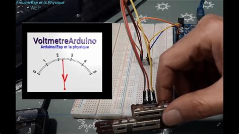 arduino et python mesure de tension اردوينو و بايثون مشروع فولطمتر