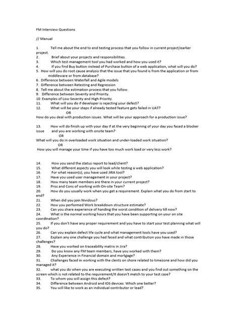 Interview Questions Pdf Method Computer Programming Class Computer Programming