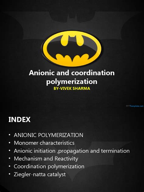 Anionic And Coordination Polymerization Pdf Polymerization Polymers