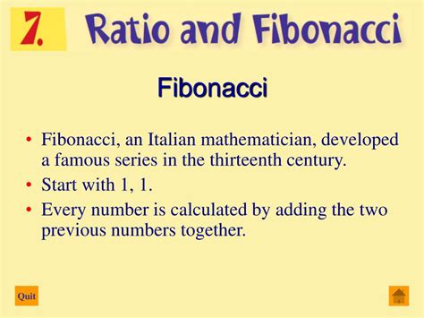 PPT Ratio Golden Ratio Fibonacci PowerPoint Presentation Free Download ID