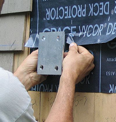 How Do I Mount A Deck Ledger Over Zip System R Sheathing Fine Homebuilding