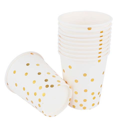 파티팡 컨페티 파티컵 8온스 10입 화이트 티몬