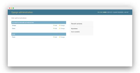 building a blog application with django