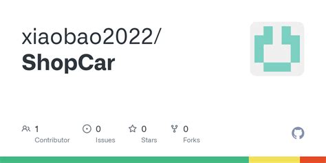GitHub Xiaobao ShopCar