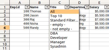 20 OpenOffice Calc Spreadsheet Tips And Tricks