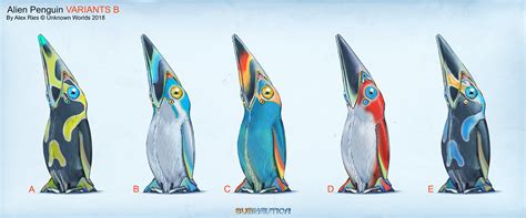 Alex Ries Subnautica Below Zero Alien Penguin