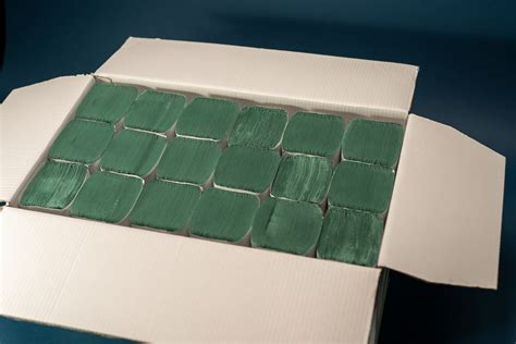 Green Interfold Hand Towel 1ply X 5000 Valtora