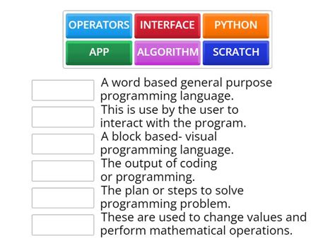 Review Intro To Python Variable And Operators Match Up