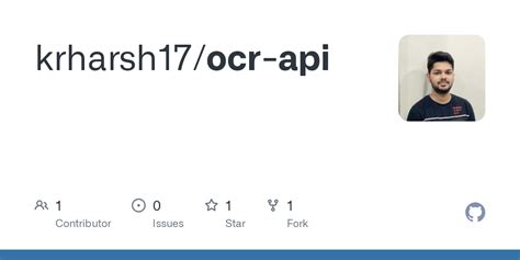 GitHub Krharsh Ocr Api