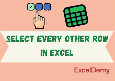 How To Select Every Other Row In Excel 6 Easy Methods