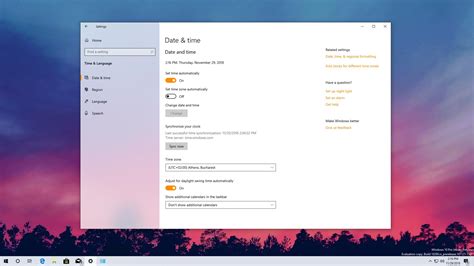 How To Sync Time Manually In Windows 10 19h1