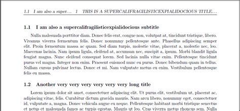 fancyhdr prevent superposition of titles in header fancy tex