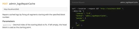 Postman Rendered Docs Shows GET In The CURL Example For A POST Issue Hyperledger Besu