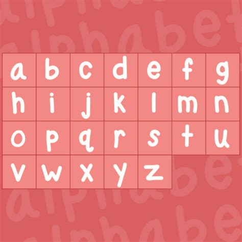 Free Printable Printable Lowercase Alphabet Flash Cards