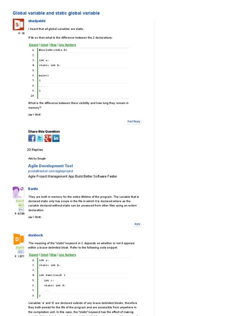 Static Storage Class C Pdf