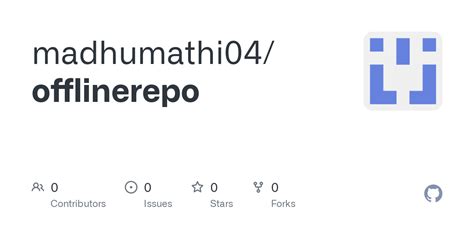 Github Madhumathi04 Offlinerepo