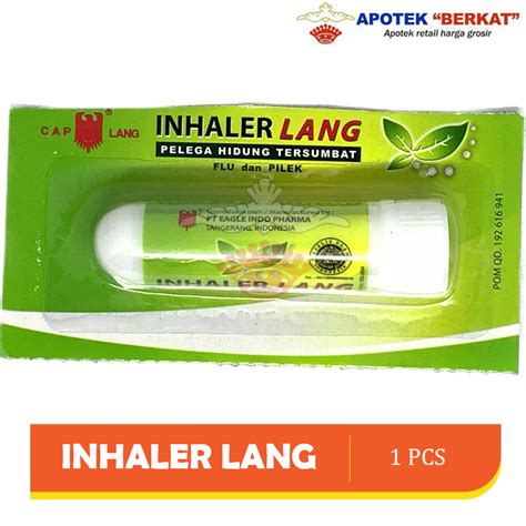 Jual Lang Inhaler Pelega Hidung Tersumbat Inhaler Cap Lang Flu Dan