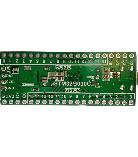 هدربرد Stm32g030c8t6 پردازنده Arm سری Cortex M0