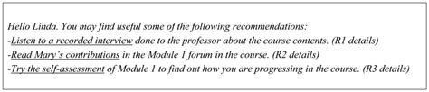 algorithms special issue recommender systems in e learning settings