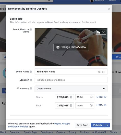 Social Media Tip Creating A Facebook Event Domin8 Designs Blog