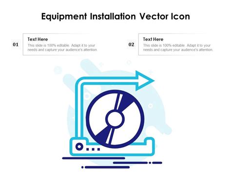 Equipment Installation Vector Icon Ppt PowerPoint Presentation File Infographics PDF