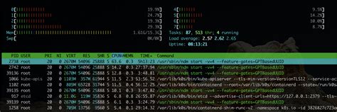very high idle cpu usage by openebs extension · issue 3242