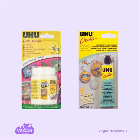 Клеи для творческих работ Creativ UHU (список)
