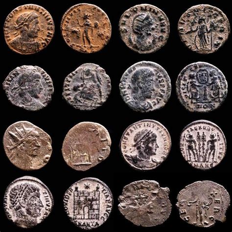 Roman Empire Lot Comprising Eight 8 Coins Iii Iv Centuries Ad