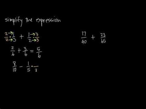 Adding And Subtracting Fractions Instructional Video For 3rd 7th