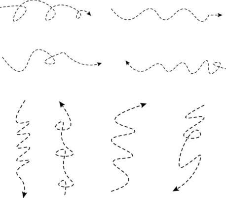 Dashed Arrow Vector Art Icons And Graphics For Free Download