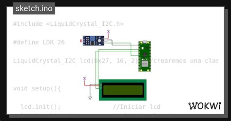 Imprimir Valor Analogico I C Wokwi ESP STM Arduino Simulator